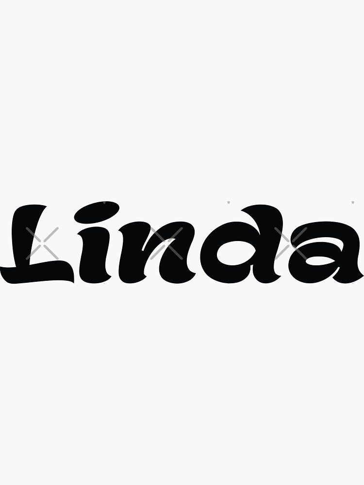 "Linda" Sticker for Sale by ProjectX23 | Redbubble
