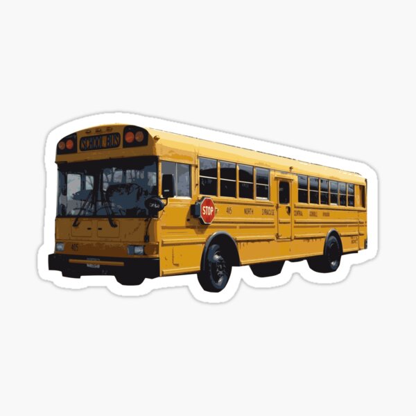 "School Bus Driver" Sticker for Sale by Reethes | Redbubble