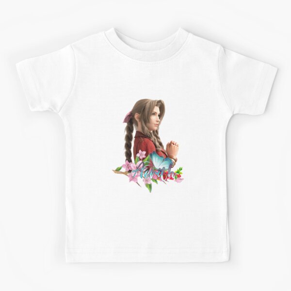 "Final Fantasy 7 Remake Aerith Gainsborough" Kids T-Shirt by ...