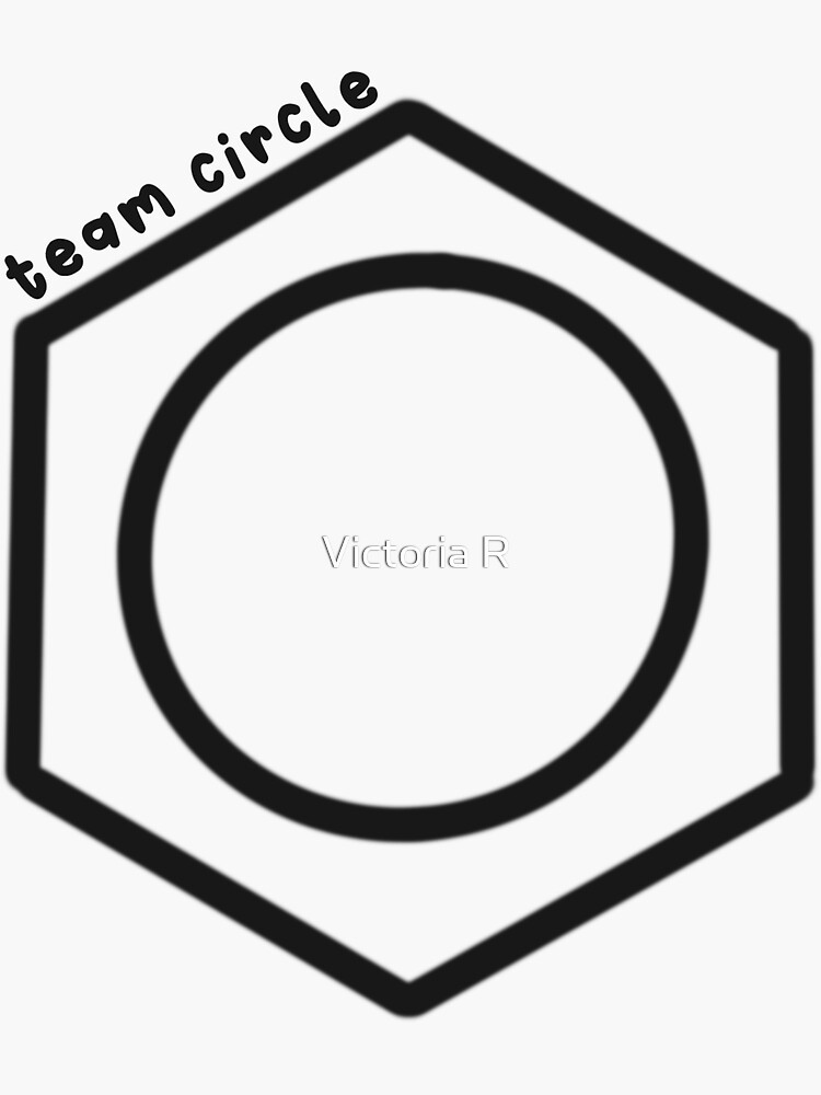 "Benzene Team Circle" Sticker for Sale by Victoria R | Redbubble