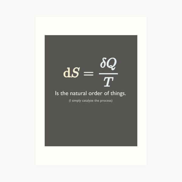 "Entropy" Art Print for Sale by Blacklinesw9 | Redbubble