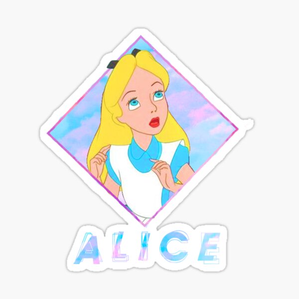 "Alice surprised Shirt " Sticker by Shinu | Redbubble