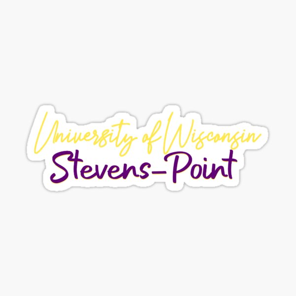 "UWSP" Sticker for Sale by Harknessl10 | Redbubble