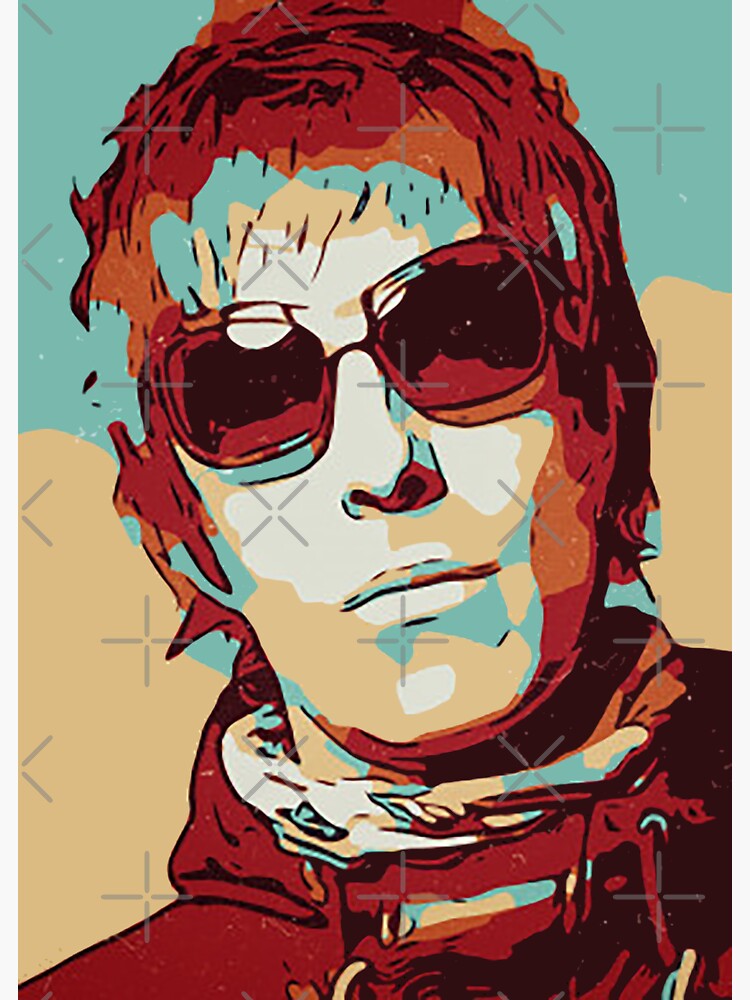 "Liam Gallagher" Sticker for Sale by markmcg777 | Redbubble