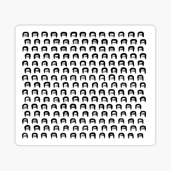 "Black tables" Sticker by SalvageXDesigns | Redbubble