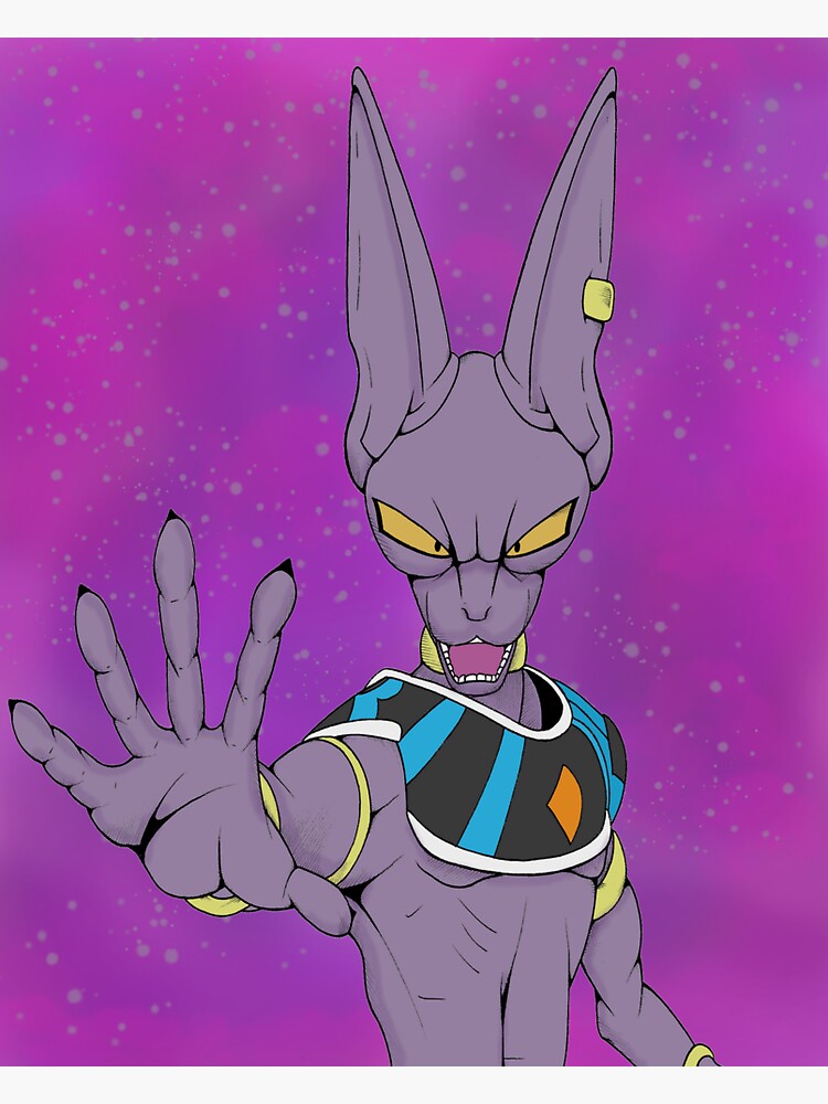 "Beerus Dragon Ball Z" Sticker for Sale by Blood-Red-Merch | Redbubble