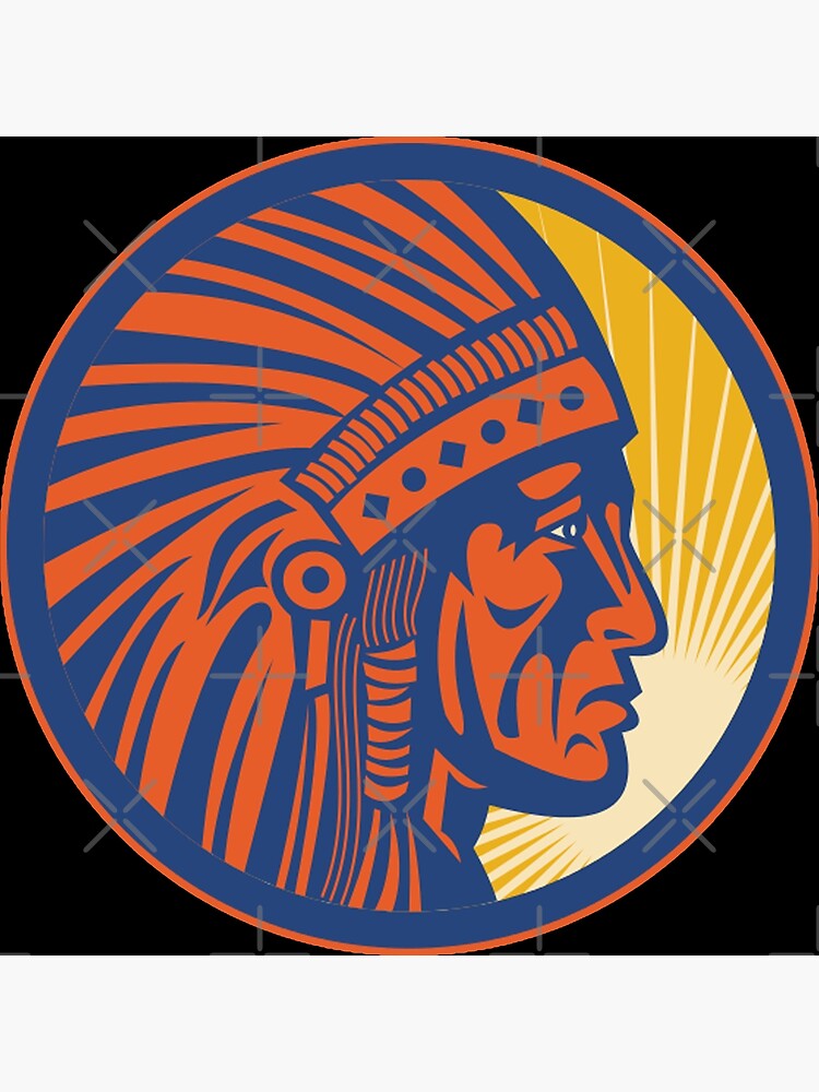 "American Chief Emblem" Poster for Sale by ryaneliz91 | Redbubble