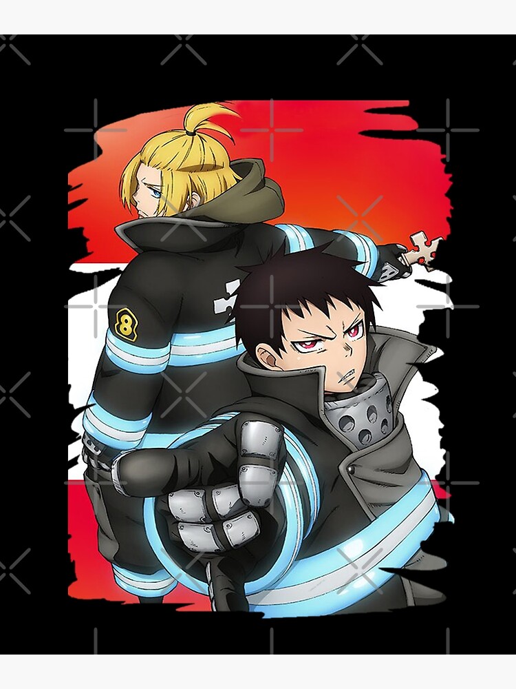 "fire force" Poster by pife10 | Redbubble