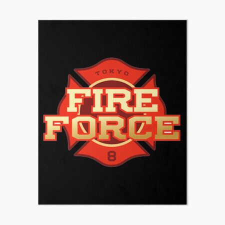 "fire force logo" Art Board Print for Sale by pife10 | Redbubble
