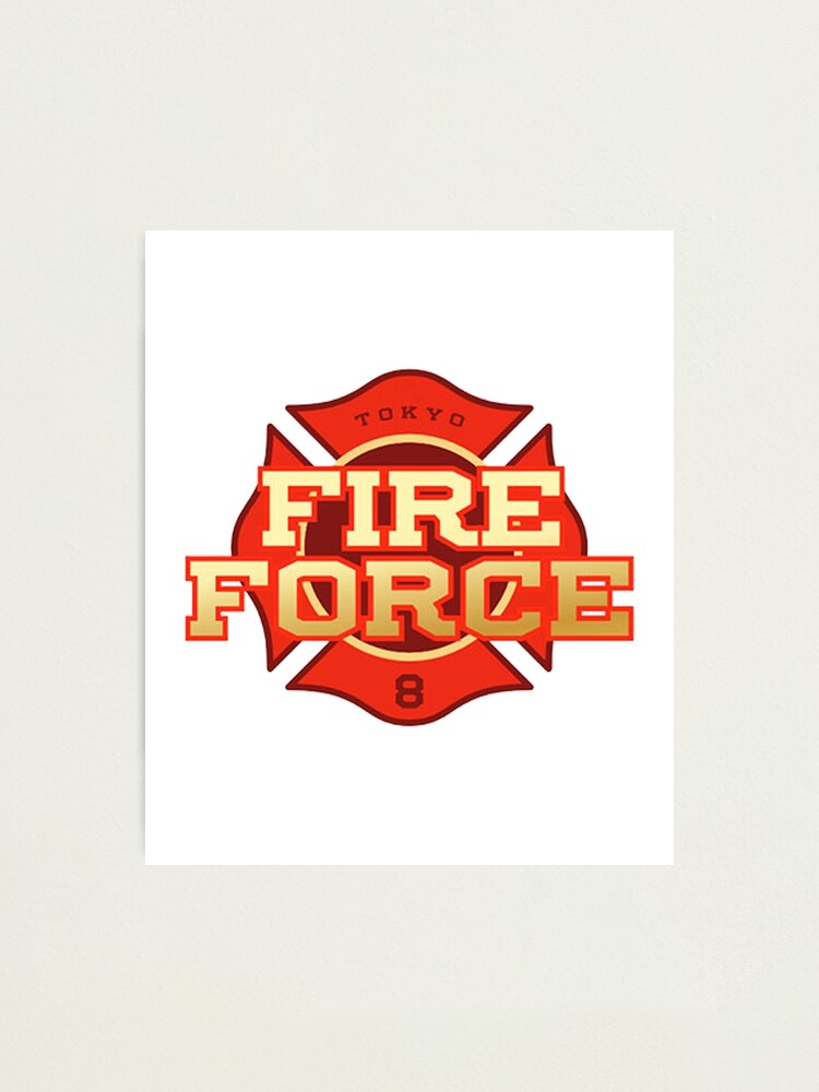 "fire force logo" Photographic Print by pife10 | Redbubble