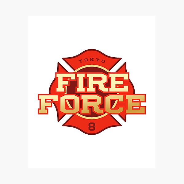 "fire force logo" Photographic Print by pife10 | Redbubble