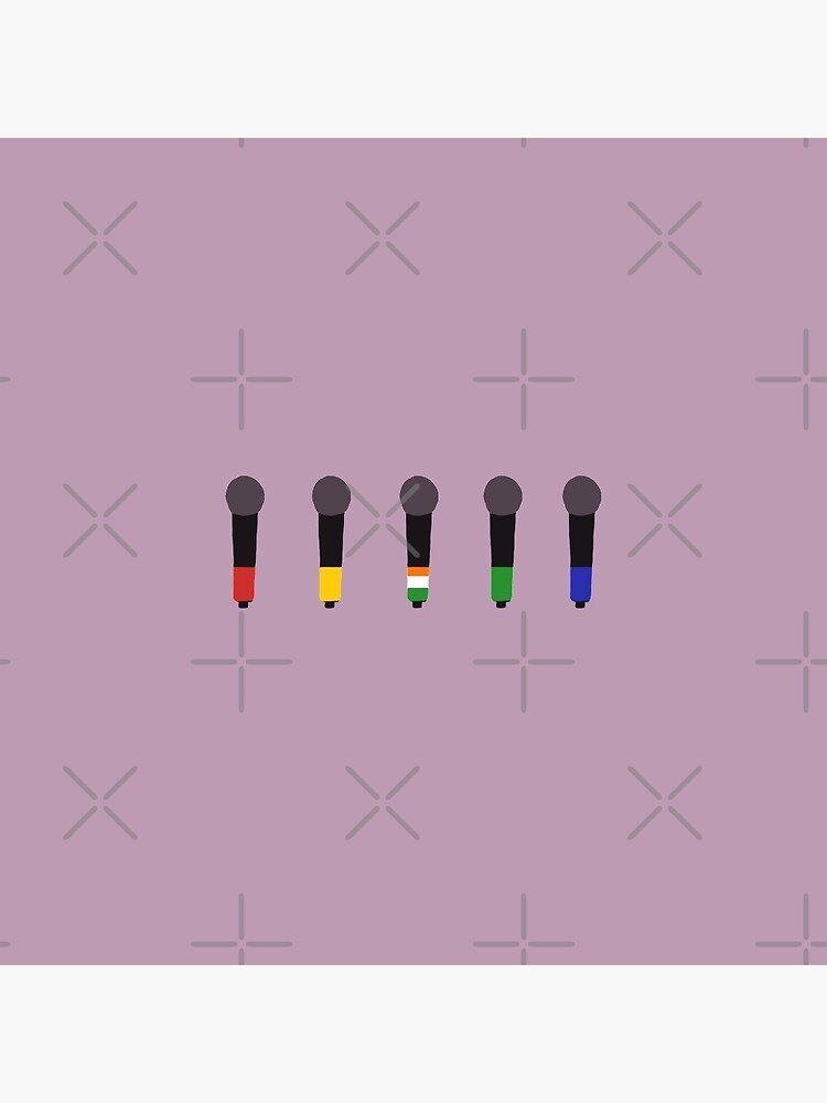 One Direction Mics Pin Button