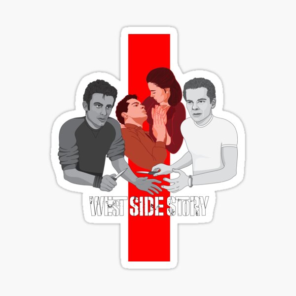 "Dancing on the West Side" Sticker for Sale by DCdesign | Redbubble