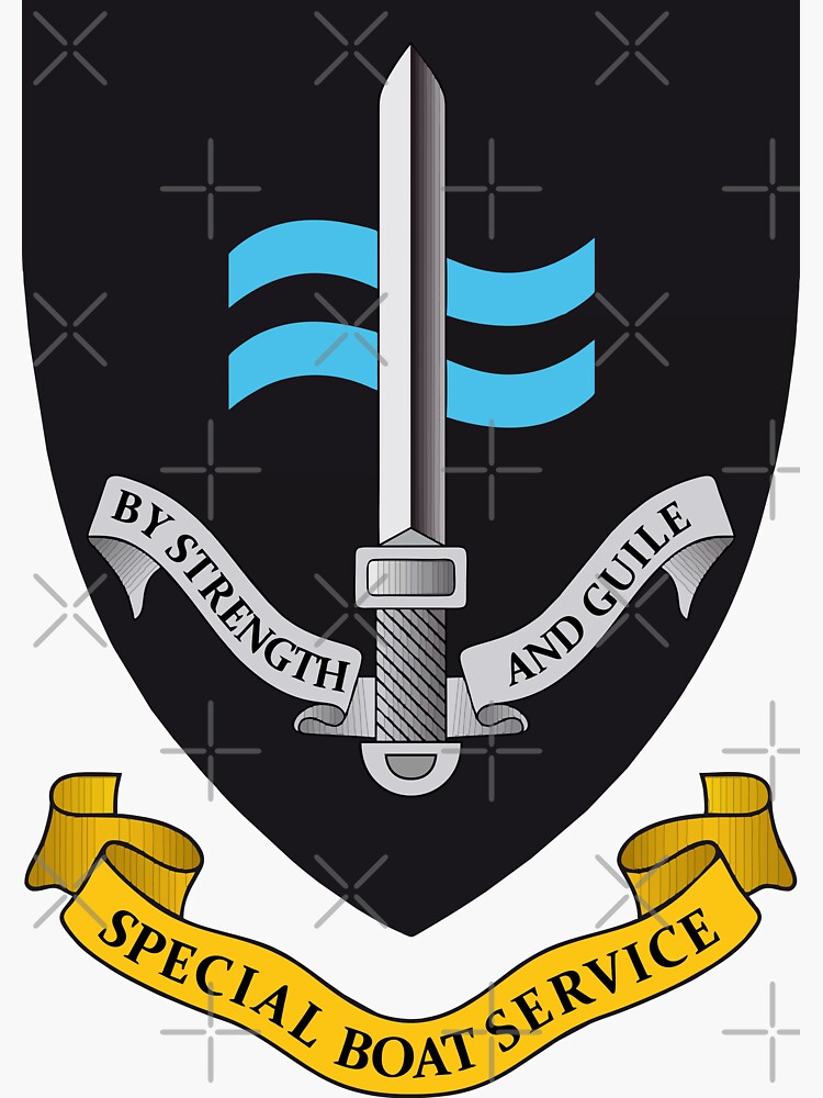 Sticker « British Royal Navy SBS - Logo de service de bateau spécial ...