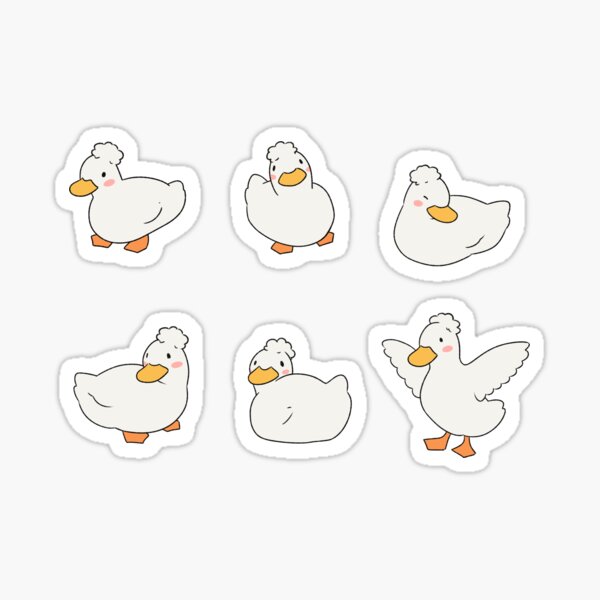 "crested ducks" Sticker for Sale by Schwebs | Redbubble