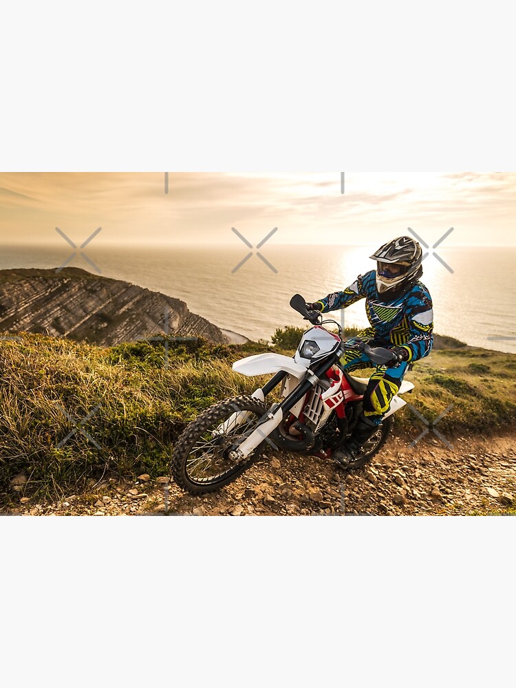 "Enduro bike rider" Poster by homydesign | Redbubble