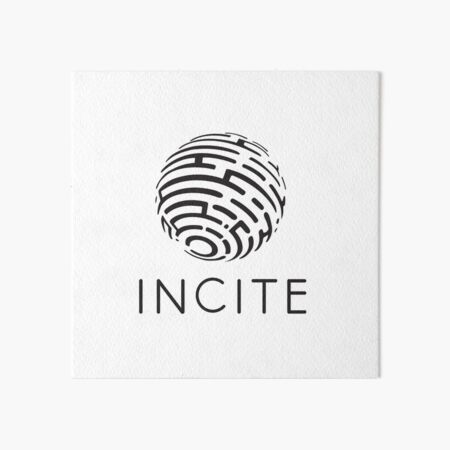 "INCITE LOGO " Art Board Print for Sale by nerd-girl-art | Redbubble