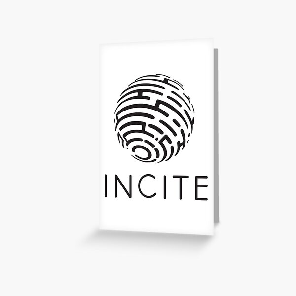 "INCITE LOGO " Greeting Card by nerd-girl-art | Redbubble