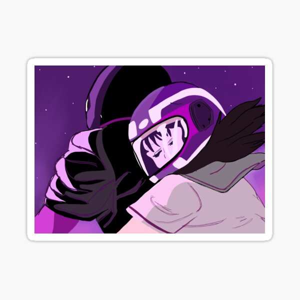 "anime night ride " Sticker for Sale by kaysurahh | Redbubble