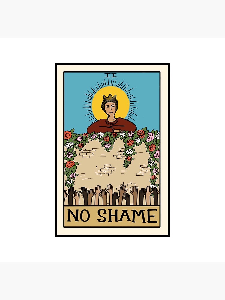 "No Shame Tarot Card" Sticker for Sale by moddleoddle | Redbubble