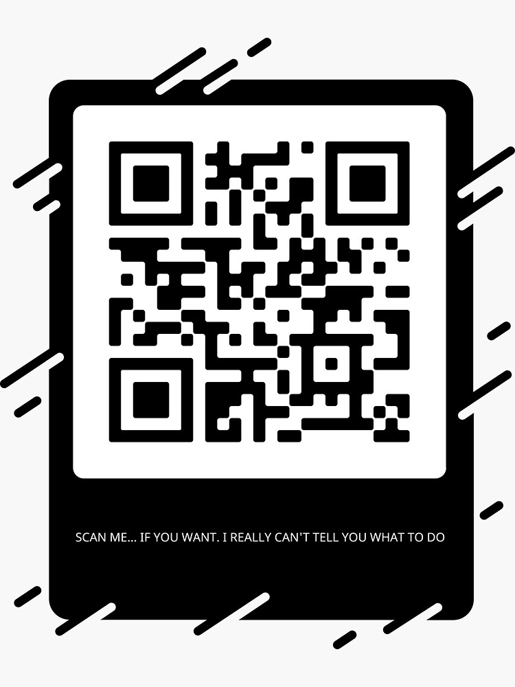"Mike QR code" Sticker for Sale by Mikeb03 | Redbubble