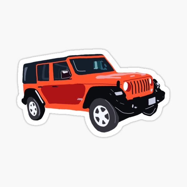 "Jeep" Sticker for Sale by rorijenks | Redbubble
