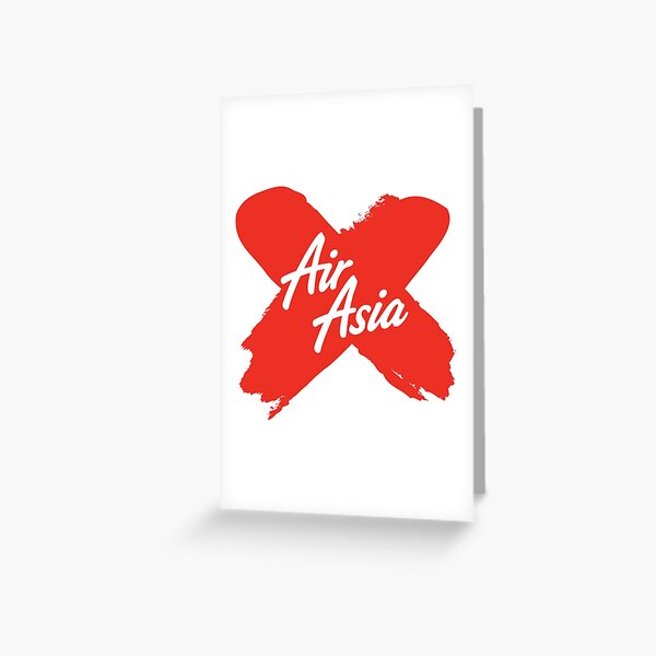 "Air Asia X logo" Greeting Card by trevorr | Redbubble