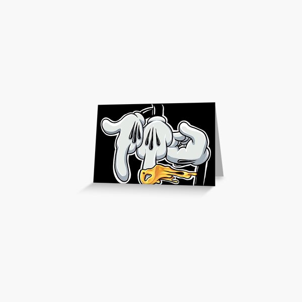 "710/OIL Dab Hands Ambigram" Greeting Card for Sale by iblazearte ...