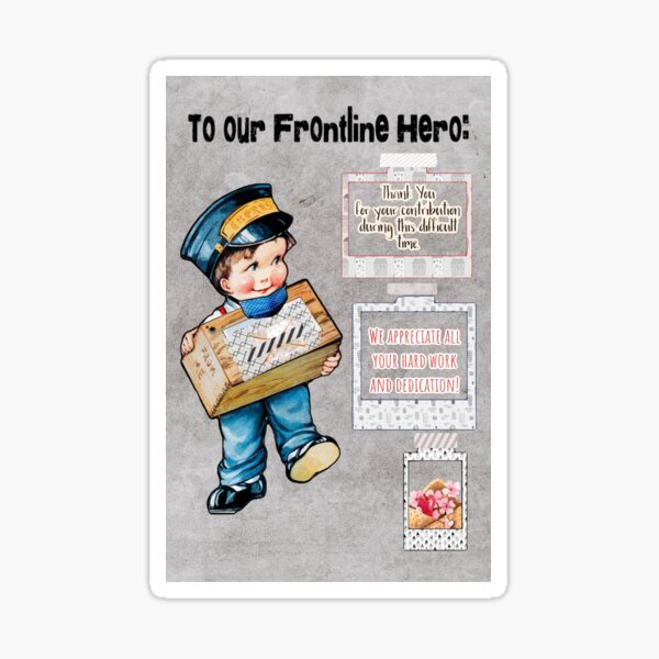 "Thank you to all delivery drivers, mail, postal, FedEx, Amazon, UPS ...