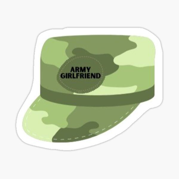 "Army Girlfriend" Sticker for Sale by Laelwhite | Redbubble