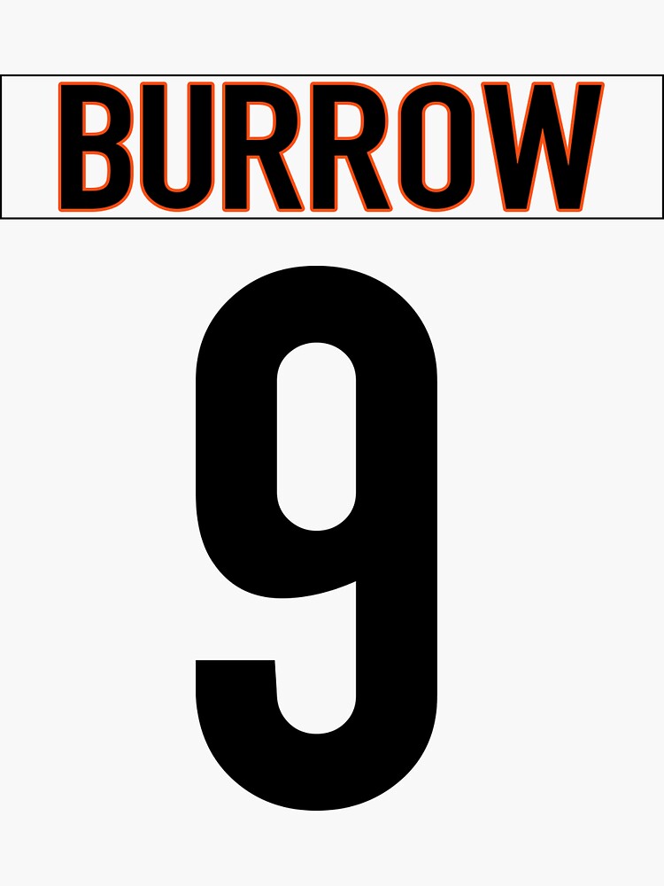 "Joe Burrow Bengals" Sticker by GlazeDesigns | Redbubble
