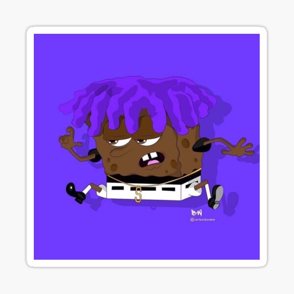 "Spongebob the Rapper" Sticker for Sale by charj53 | Redbubble