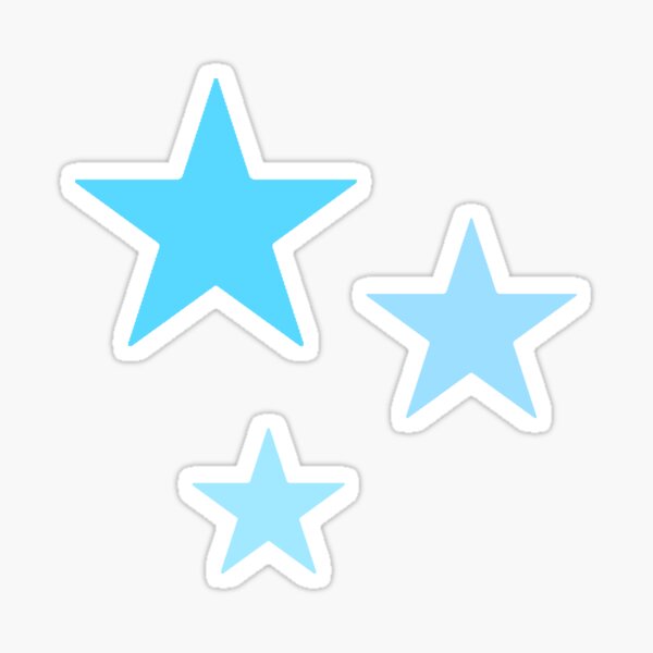 "Blue Stars Sticker Pack" Sticker for Sale by consart | Redbubble