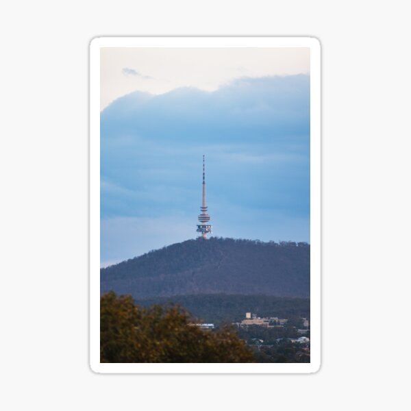 "Telstra Tower, Canberra" Sticker for Sale by NMotbey | Redbubble