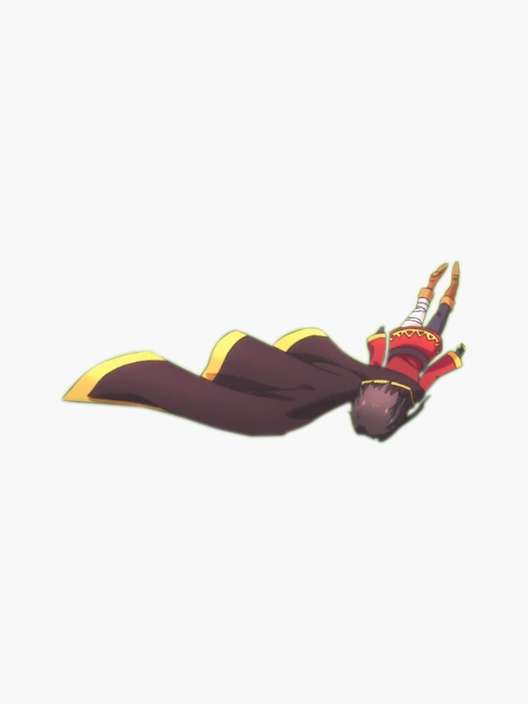 "Megumin Down" Sticker by GT-DesignWorks | Redbubble