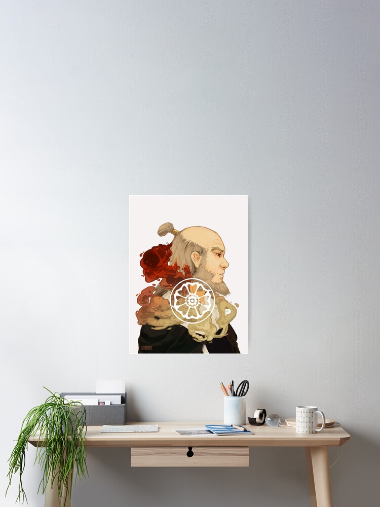 "Iroh " Poster for Sale by Asterein | Redbubble