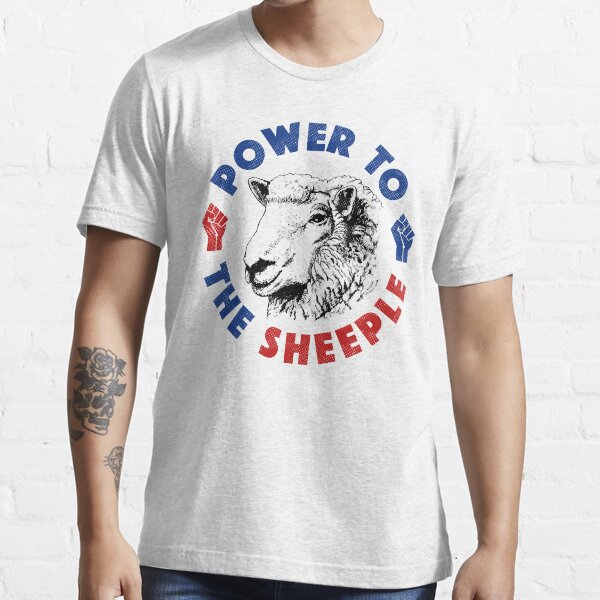 "Power To The Sheeple" T-shirt for Sale by dumbshirts | Redbubble ...