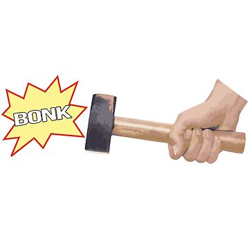 "BONK - Full Artwork" Sticker for Sale by dombeef | Redbubble