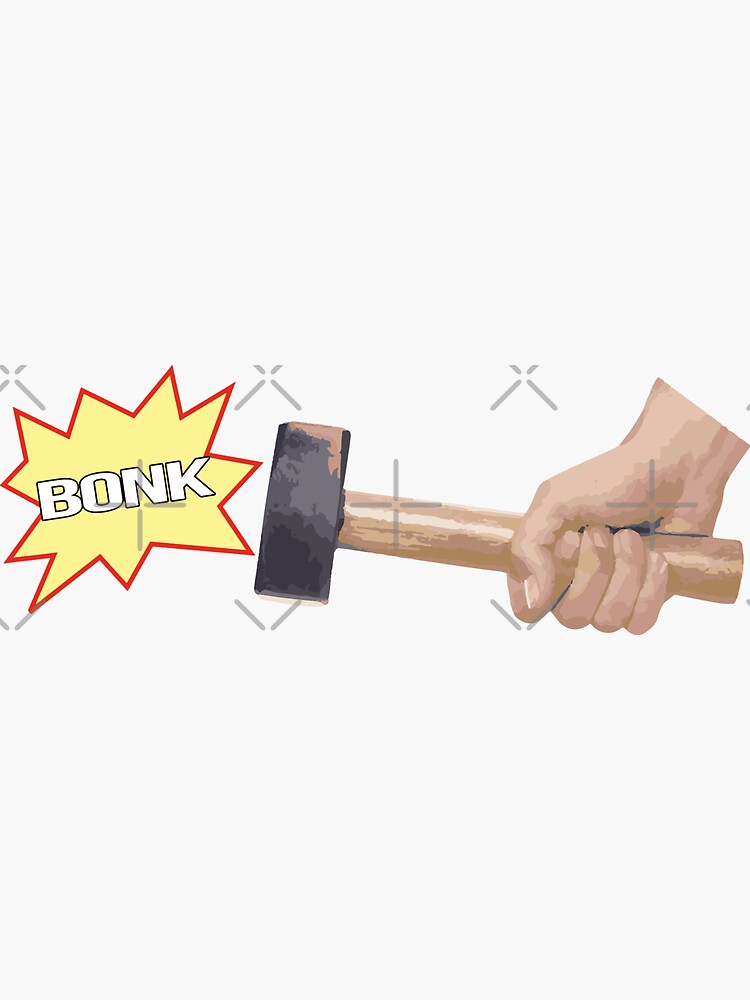 "BONK - Full Artwork" Sticker for Sale by dombeef | Redbubble