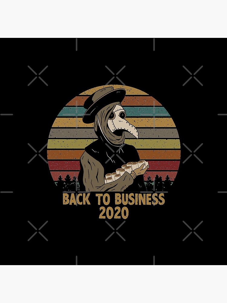 Plague Doctor Back To Business 2020 Vintage Pin Button sold by Crimson ...