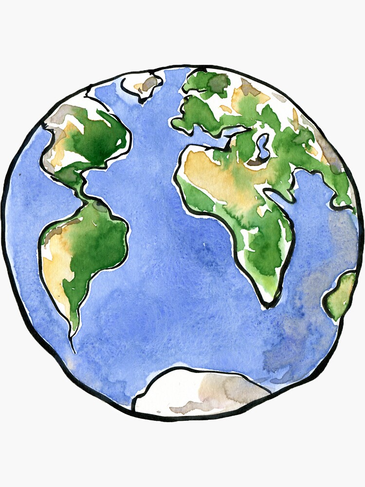 "terra" Sticker for Sale by Giulialavagnino | Redbubble