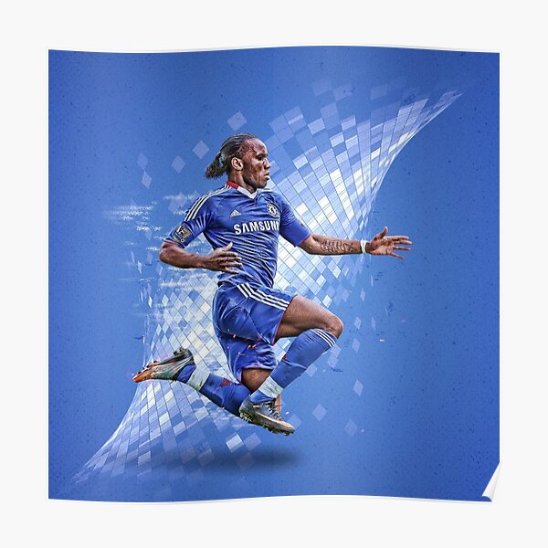 "Didier Drogba Art" Poster by ebeh86 | Redbubble