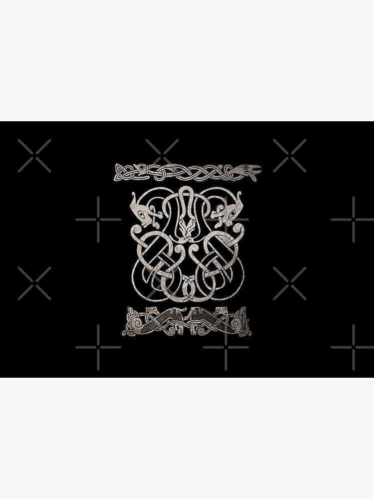 "Old norse design - Two Jellinge-style entwined beasts originally ...