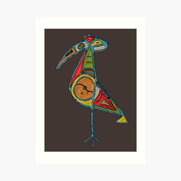 "Taino Bird Symbol" Art Print by liamaris | Redbubble