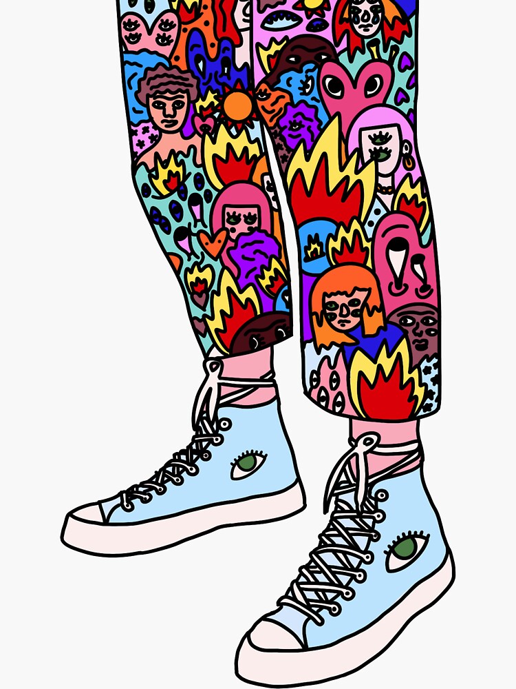 "BENEE album inspired streetstyle art" Sticker for Sale by ...