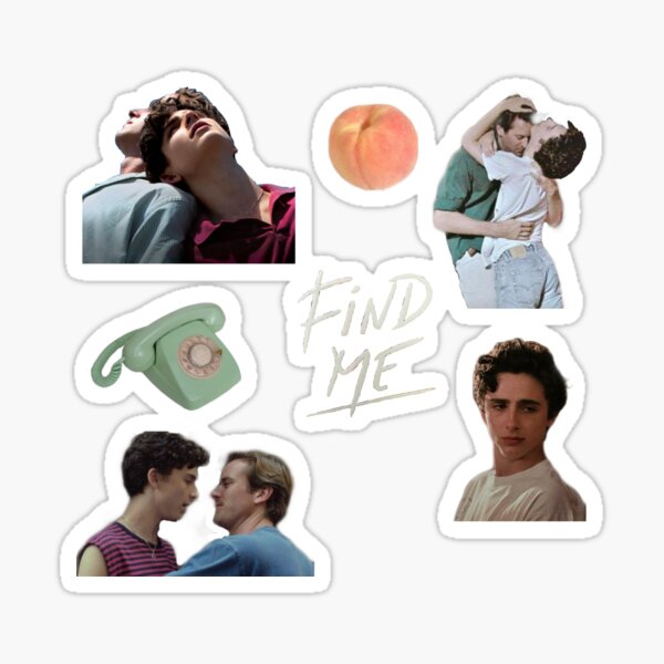 "Call me by your name sticker pack" Sticker for Sale by Yellowdaisi ...