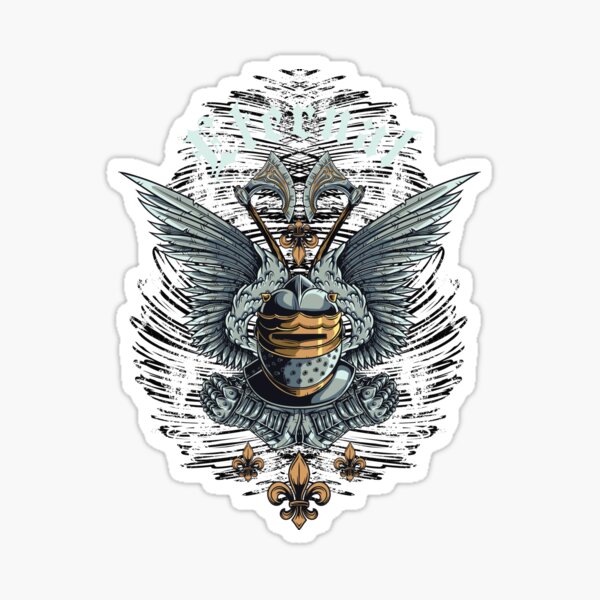 "ARMOR CREST" Sticker for Sale by gadgetworld | Redbubble