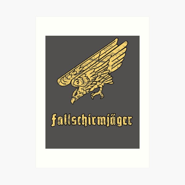 "fallshirmjager" Art Print for Sale by bumblethebee | Redbubble