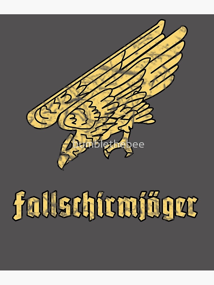 "fallshirmjager" Art Print for Sale by bumblethebee | Redbubble