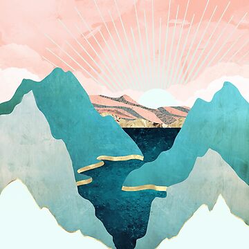 "Mint Mountains" Photographic Print for Sale by spacefrogdesign | Redbubble